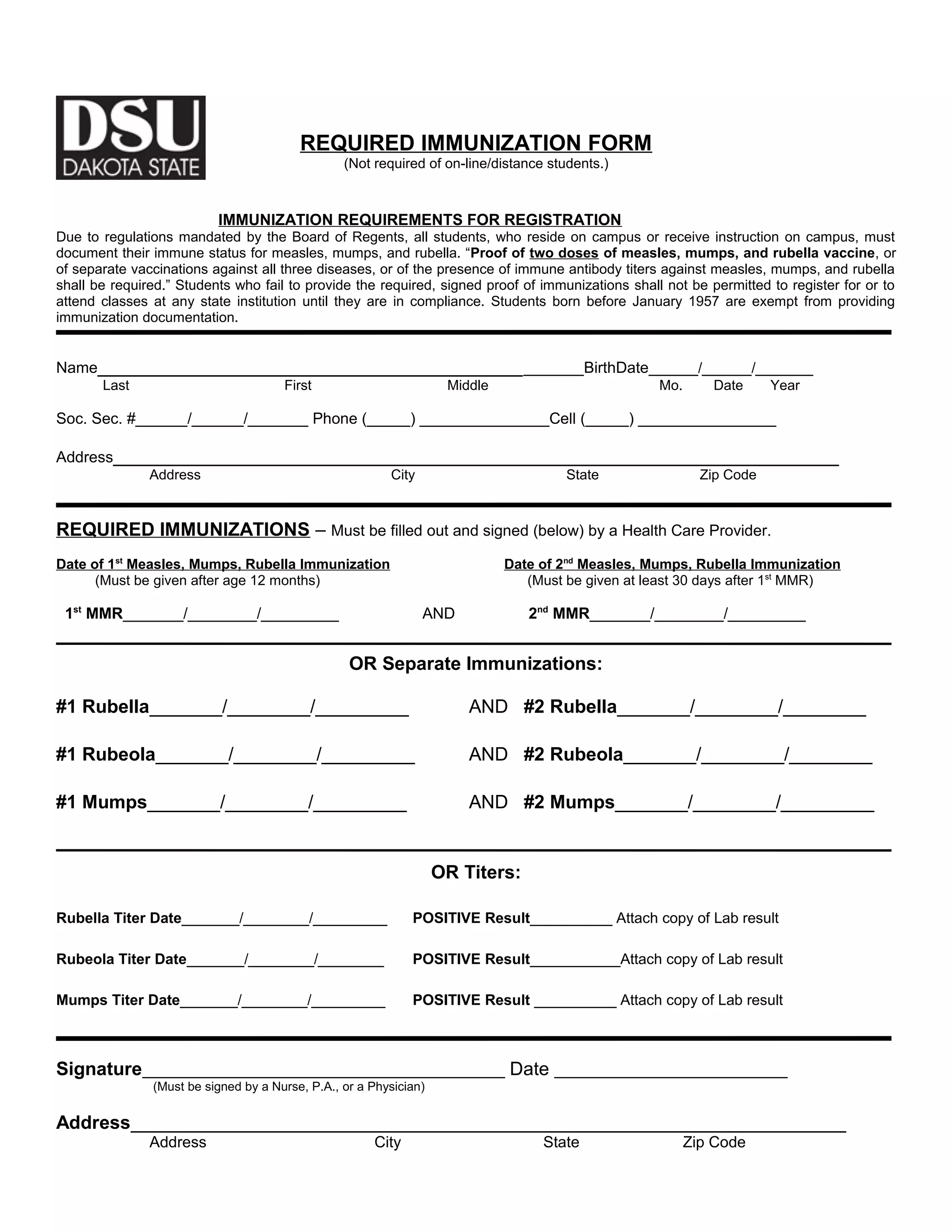 Msis application | PDF