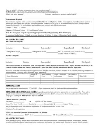 Msis application | PDF