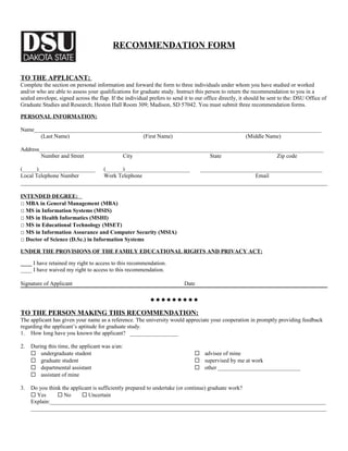 Msis application | PDF