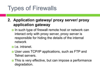 Gateway and firewall | PPTX