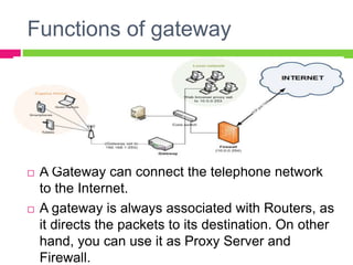 Gateway and firewall | PPTX