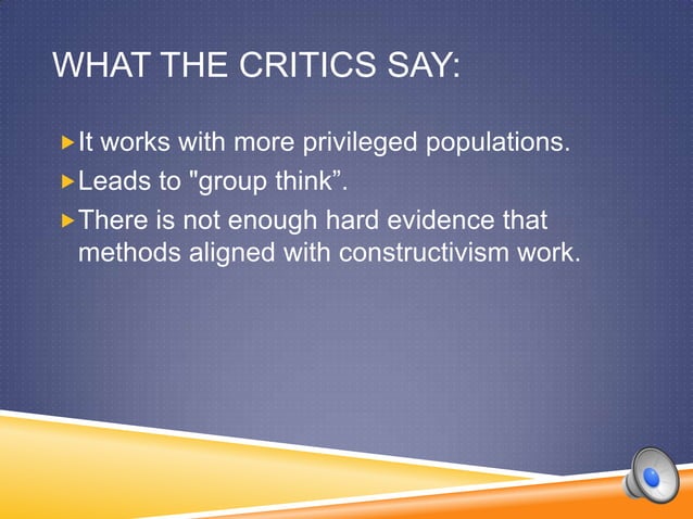 Msj constructivism copy | PPTX