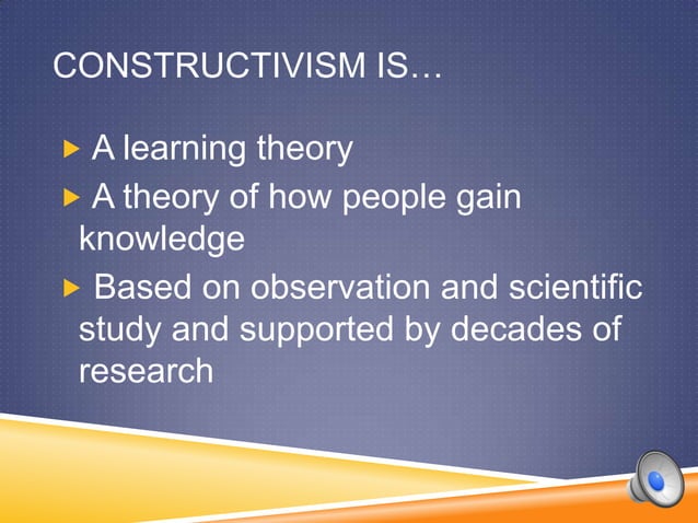 Msj constructivism copy | PPTX