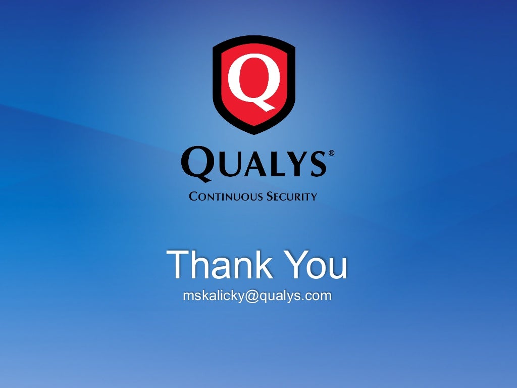 Qualysguard Training