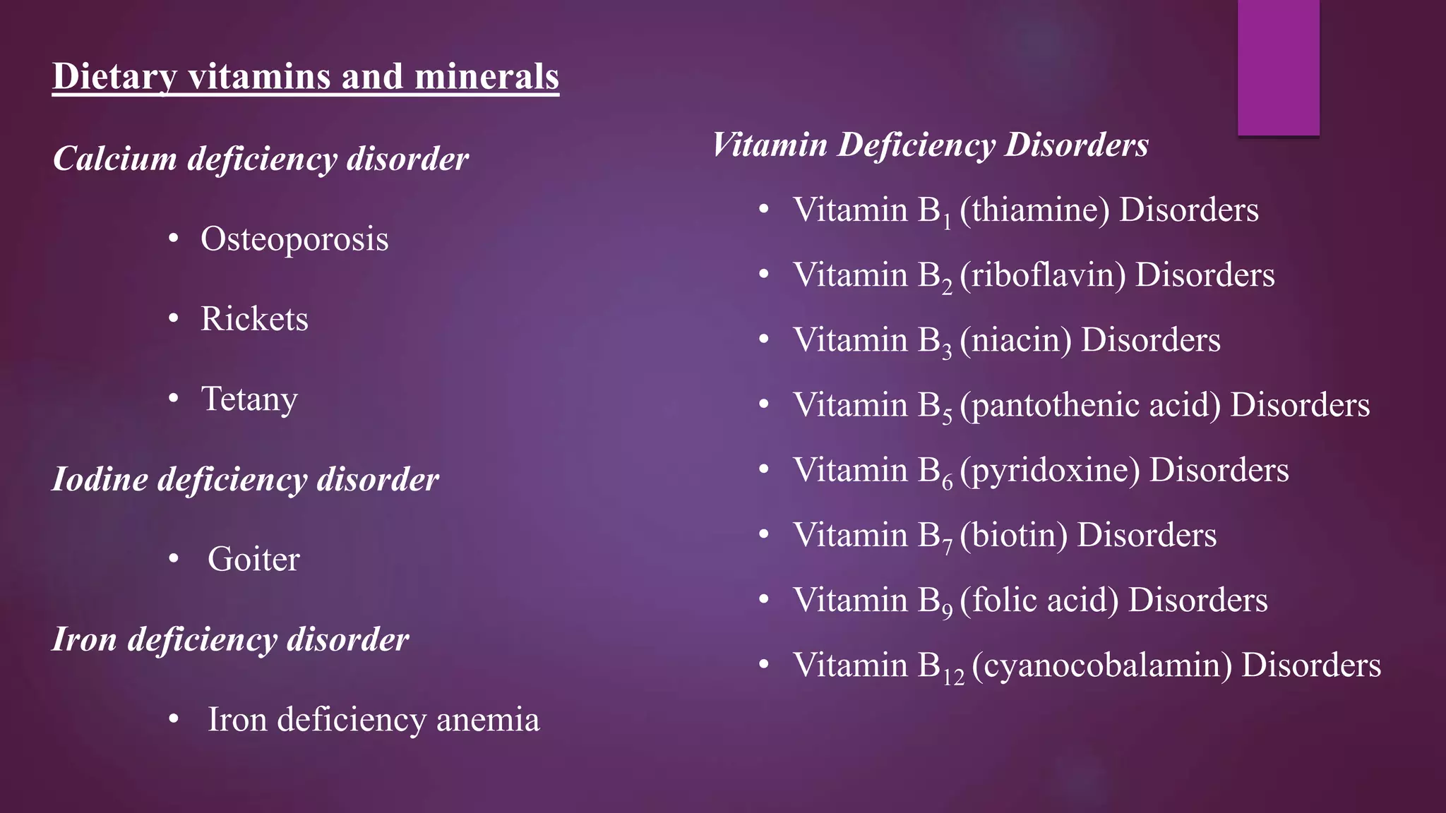 BALANCED DIET & TREATMENT & PREVENTION OF DEFICIENCY DISORDERS | PPTX