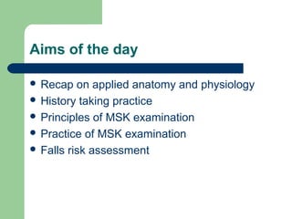 Msk assessment level 6 | PPT