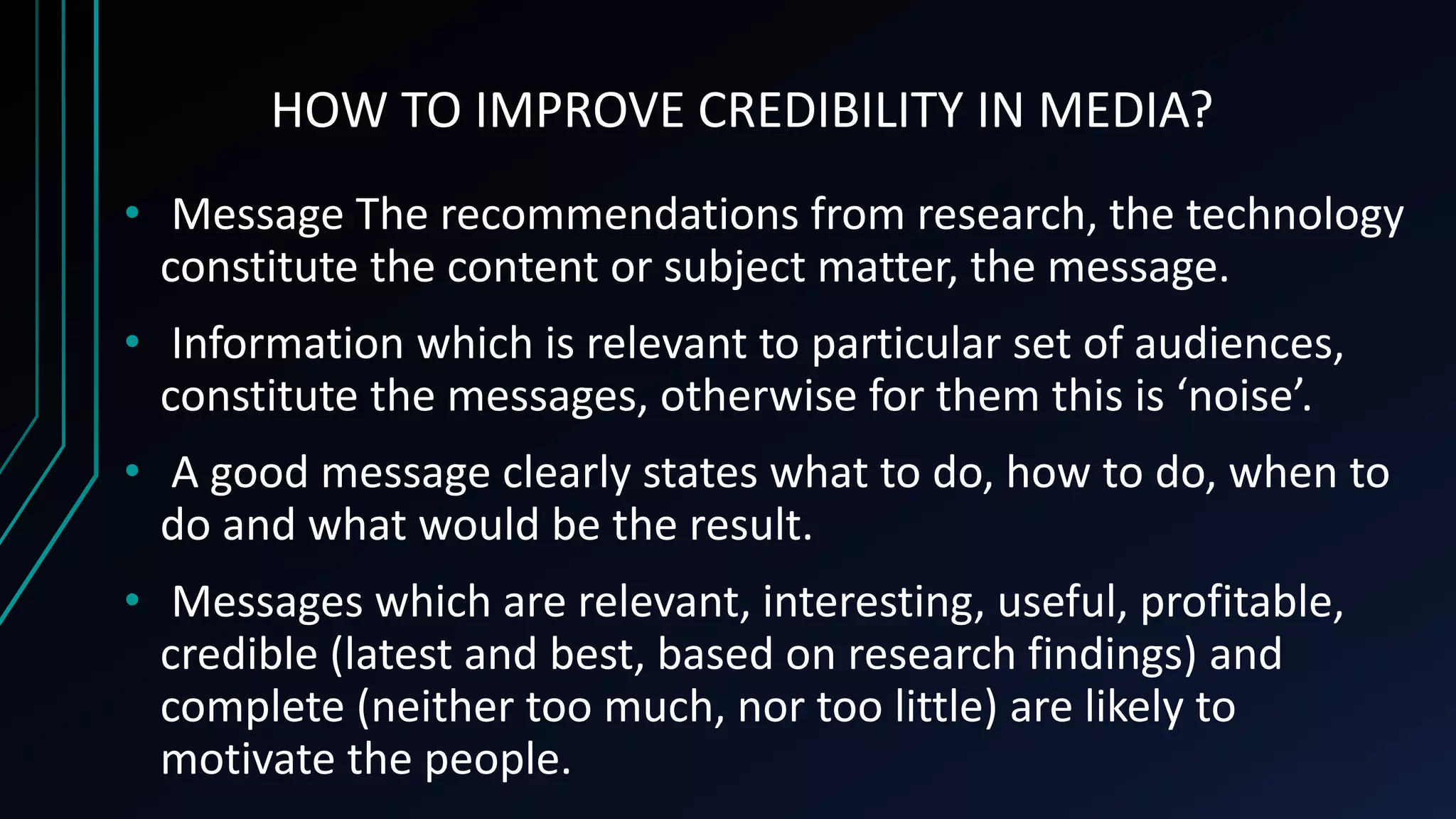 media credibility | PPTX