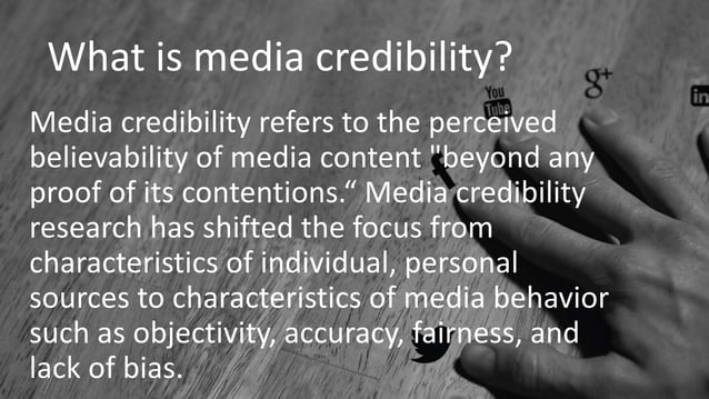 media credibility | PPTX