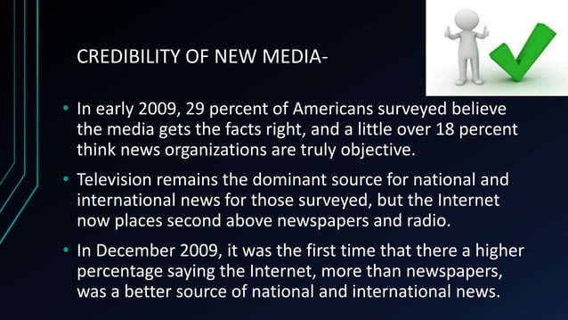 media credibility | PPTX