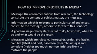 media credibility | PPTX