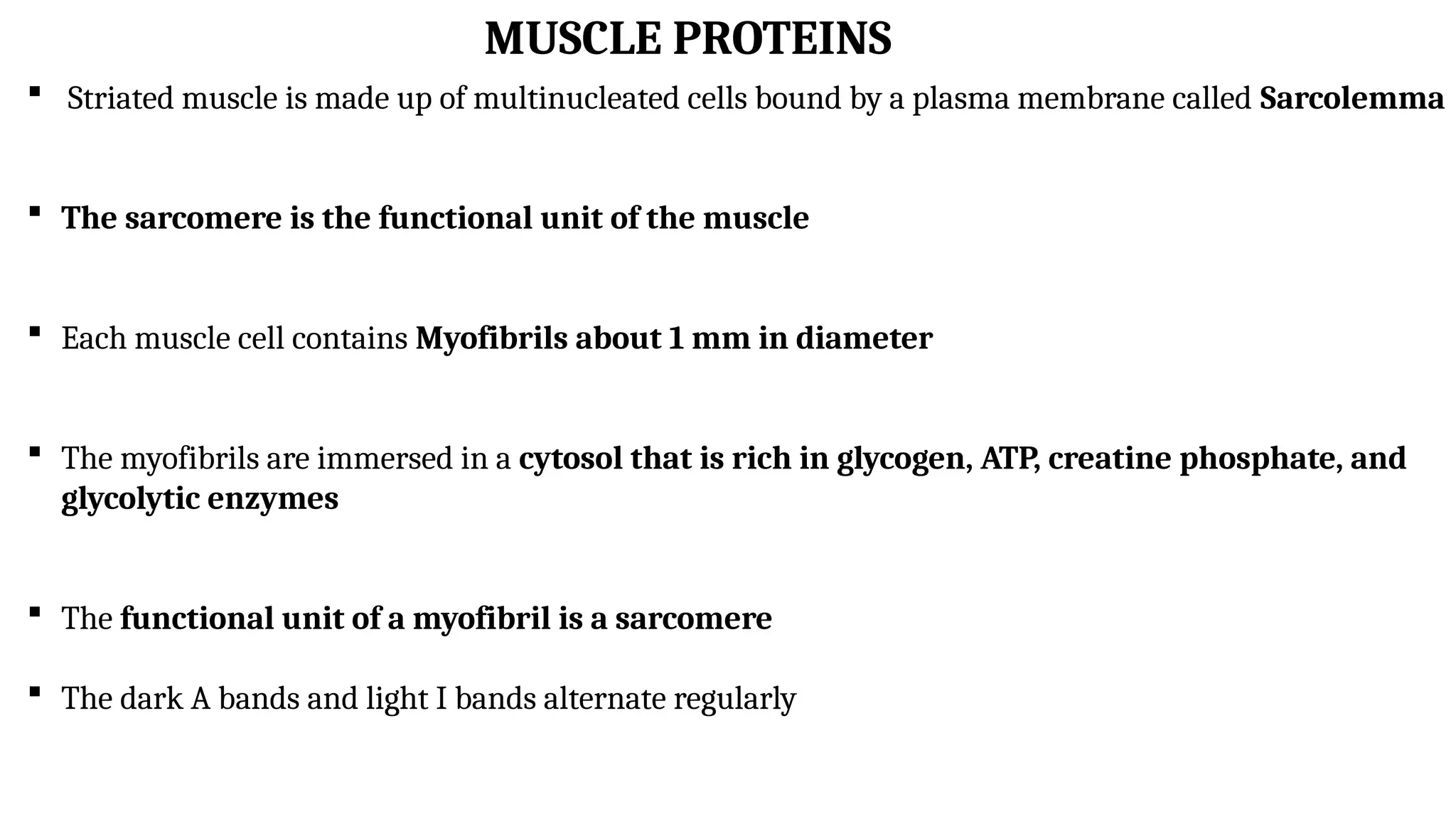 Contractile proteins for BDS students. MSK system | PPTX