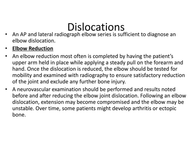 MSK Elbow Injuries .pptx