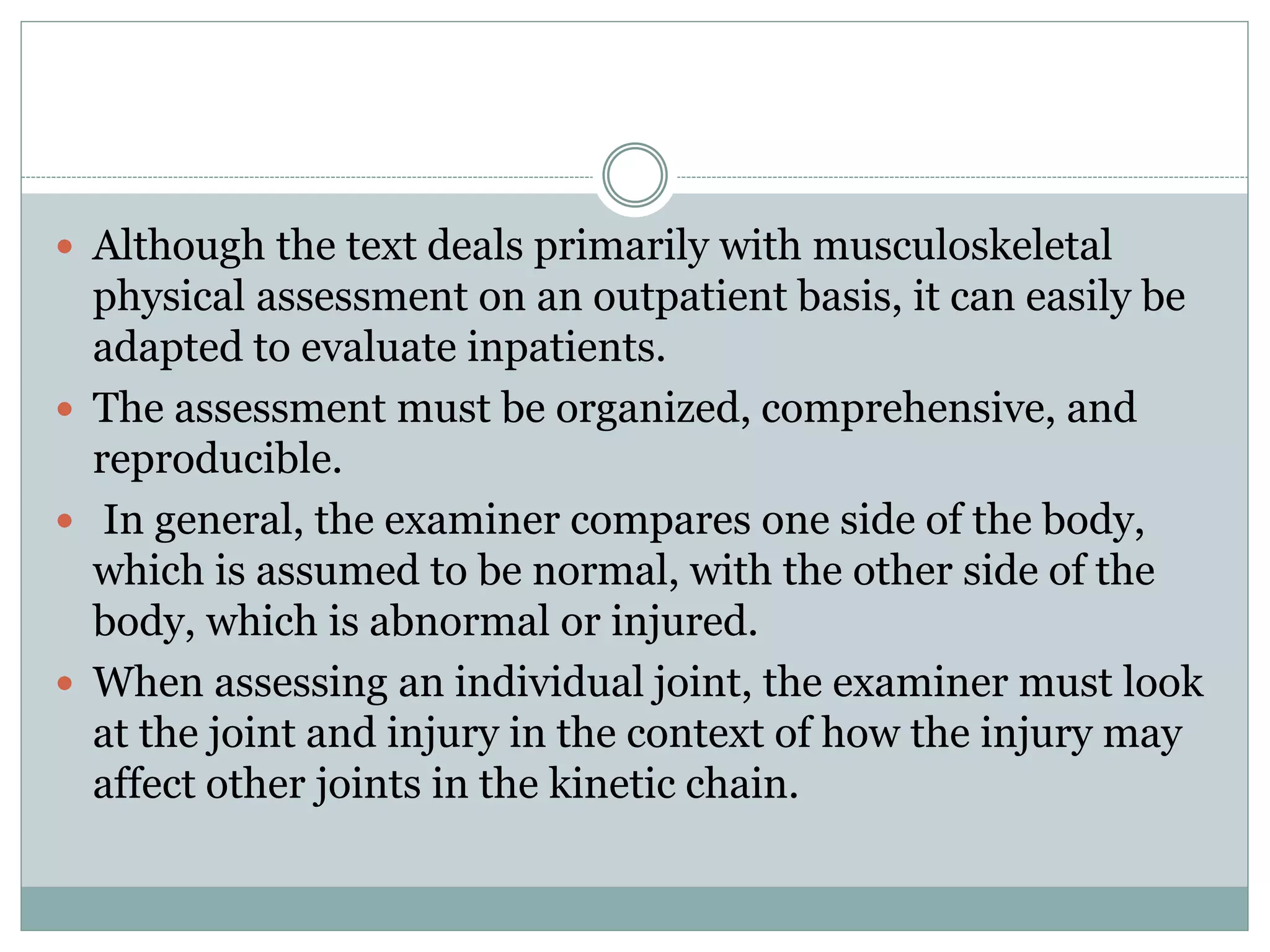 Msk examination | PPTX | Physical Therapy | Wellness