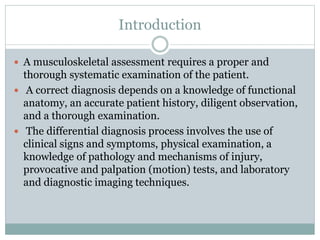 Msk examination | PPTX | Physical Therapy | Wellness