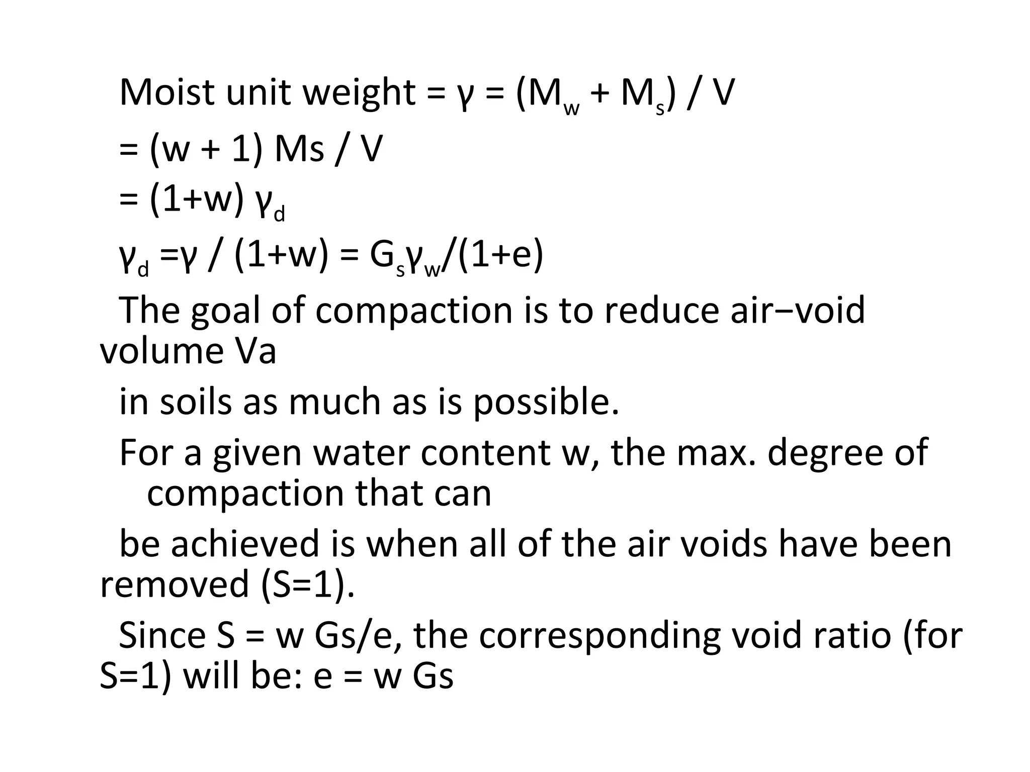 Geo Technical Engineering (Compaction) | PPT | Physics | Science