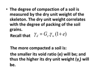 Geo Technical Engineering (Compaction) | PPT | Physics | Science