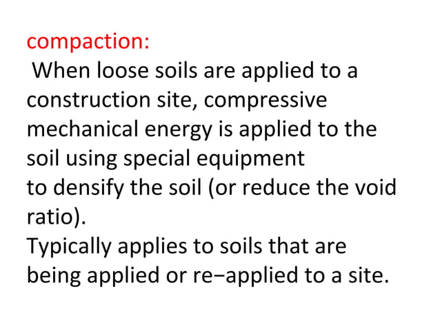 Geo Technical Engineering (Compaction) | PPT