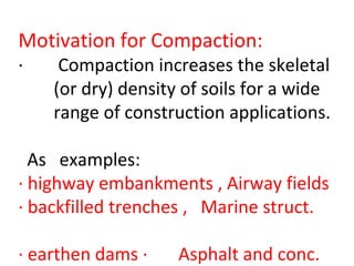 Geo Technical Engineering (Compaction) | PPT | Physics | Science