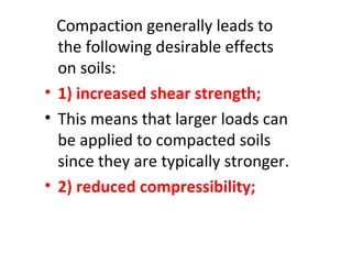 Geo Technical Engineering (Compaction) | PPT | Physics | Science