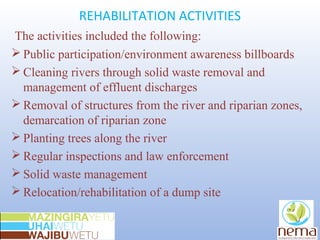 Wetlands Conservation: River Sosiani Rehabilitation Project | PPT