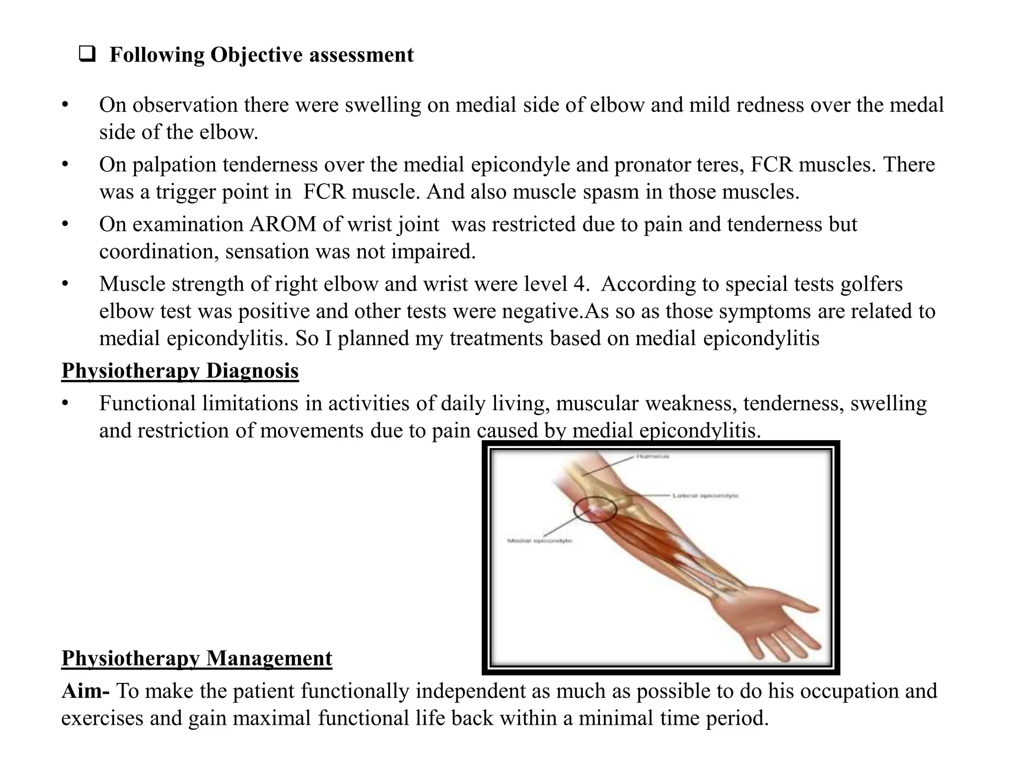 Clinical presentation in musculoskeletal physiotherapy | PPTX