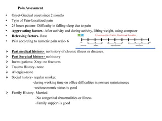 Clinical presentation in musculoskeletal physiotherapy | PPTX