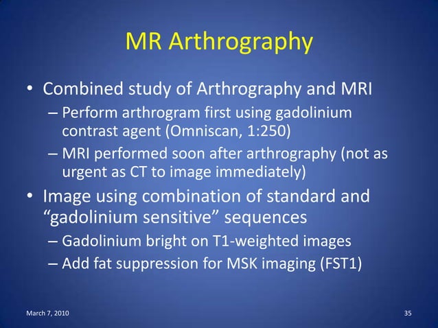 Msk Imaging Guidelines | PPT