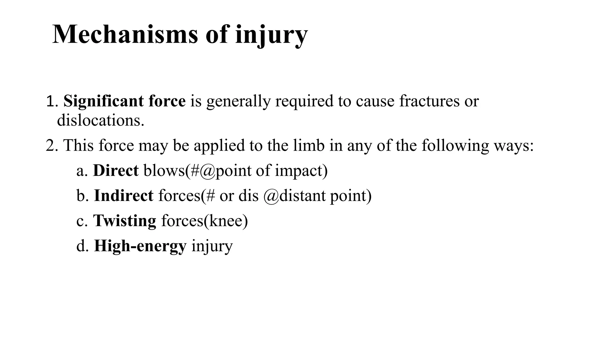 MSK INJURY Bsc,Nurse_121638.ppt for nurses | PPTX