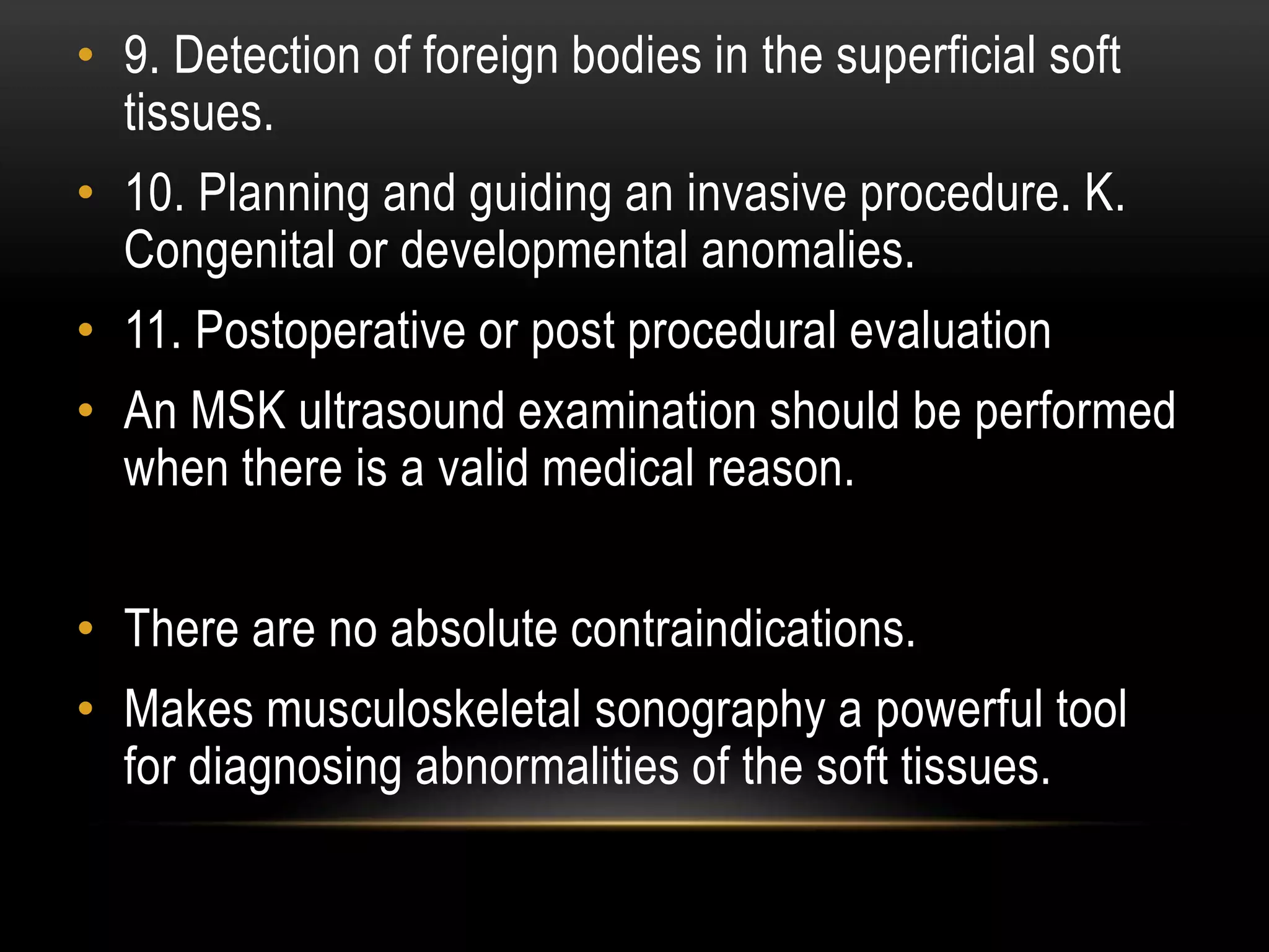 Musculoskeletal Ultrasound - Basic | PPTX