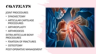 Surgical interventions and post-operative management / musculoskeletal ...