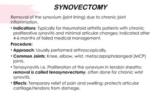 Surgical interventions and post-operative management / musculoskeletal ...