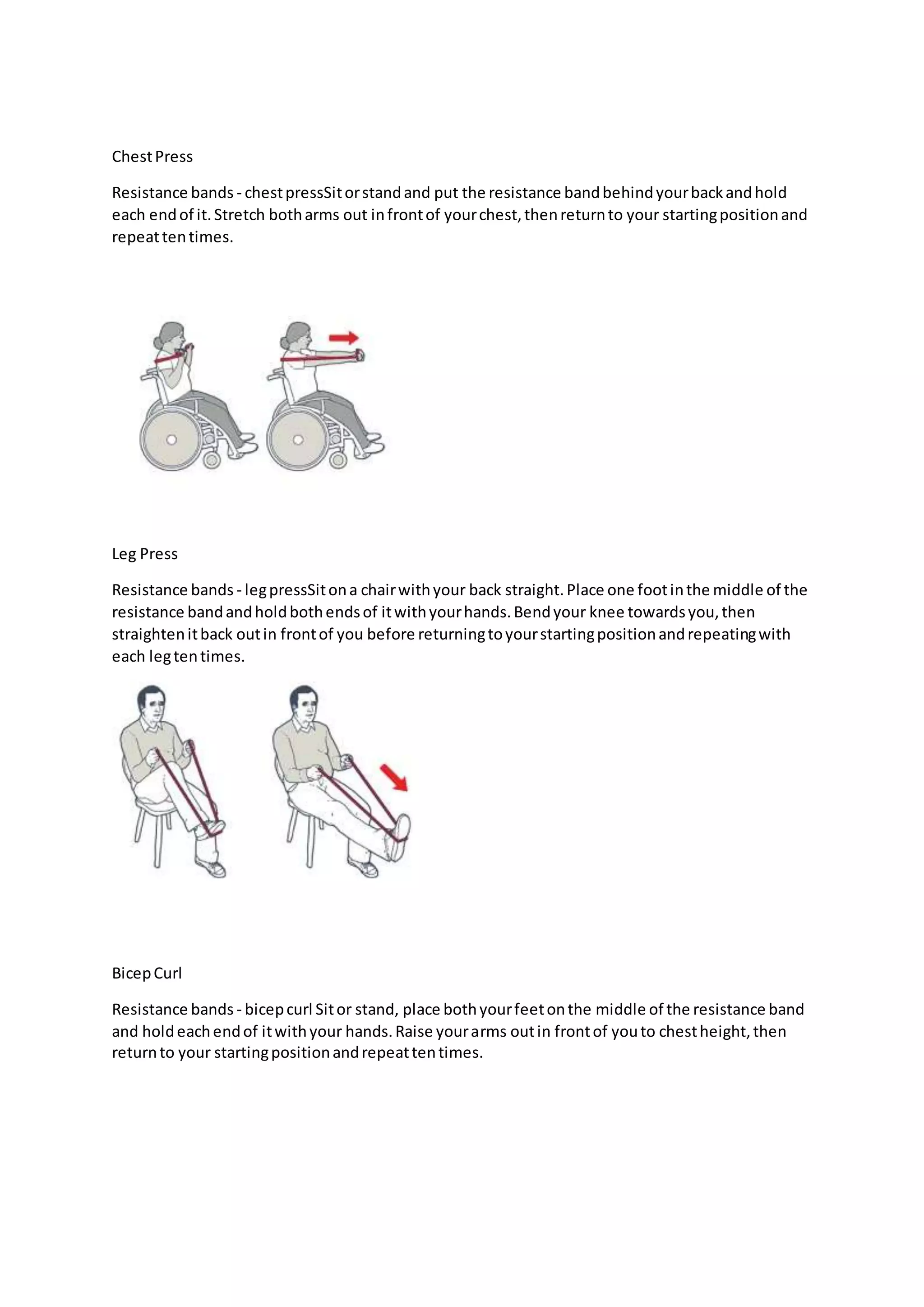 Msk resistance band session plan | DOCX