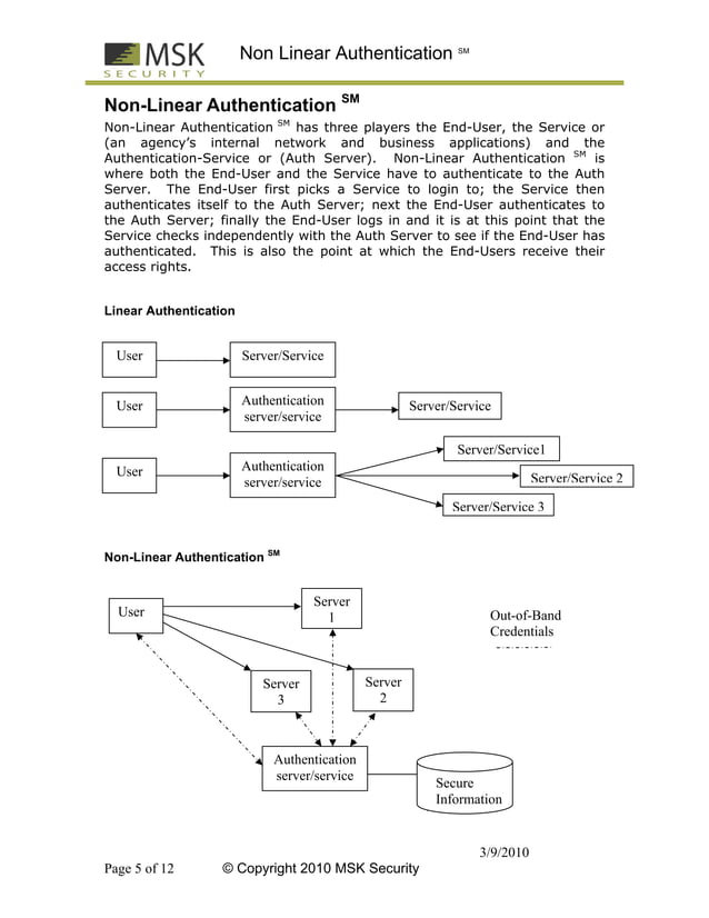 Msk security non linear authenticaiton | PDF | Operating Systems | Computer Software and ...
