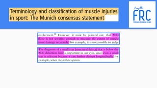 MSKUS in Sport Injuries - muscle pathology (preview) | PPT