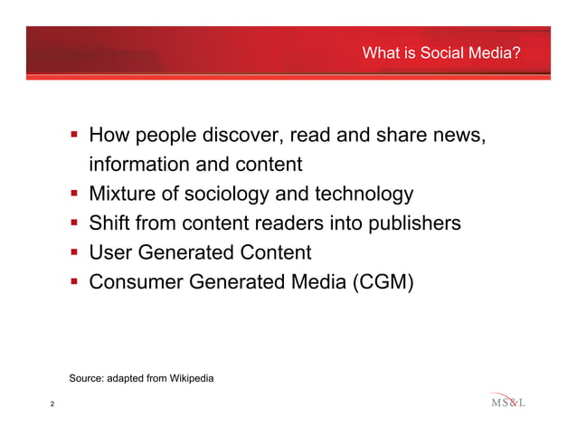 Developing Social Media Strategies | PPT