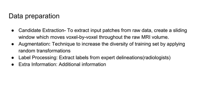 MS Lesion Segmentation using Supervised CNN based methods | PPT