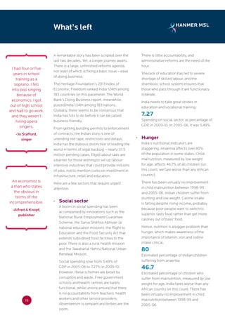 Hanmer MSL: India’s Economic Growth Story | PDF