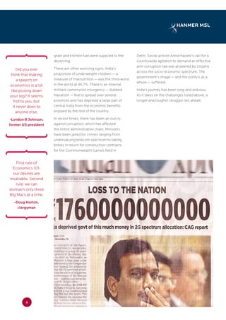 Hanmer MSL: India’s Economic Growth Story | PDF