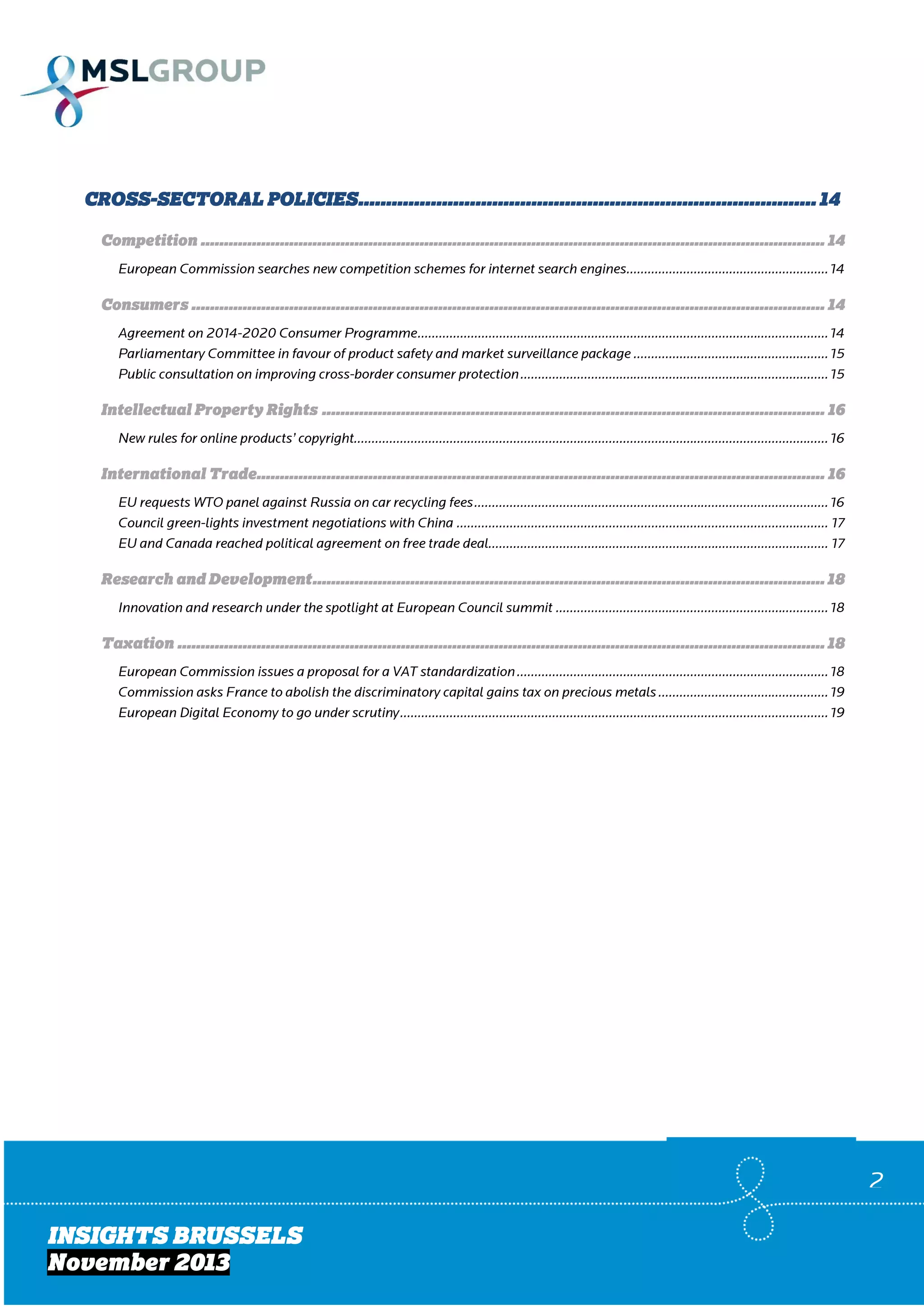 MSLGROUP Insight Brussels November 2013 | PDF | Free Download