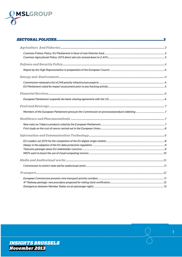 MSLGROUP Insight Brussels November 2013 | PDF | Free Download