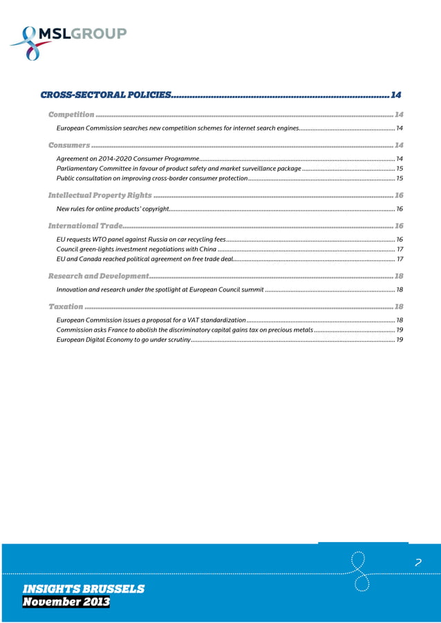MSLGROUP Insight Brussels November 2013 | PDF | Free Download