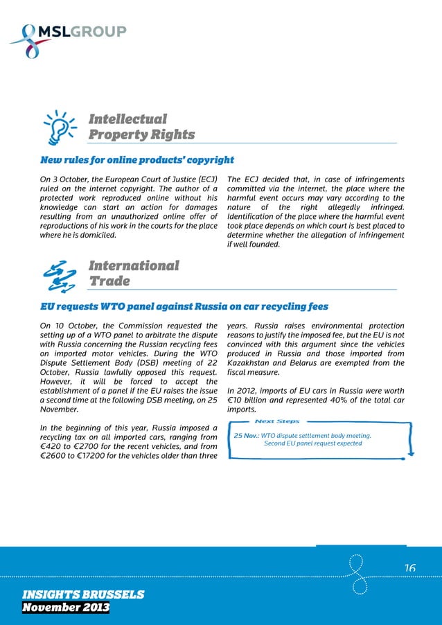 MSLGROUP Insight Brussels November 2013