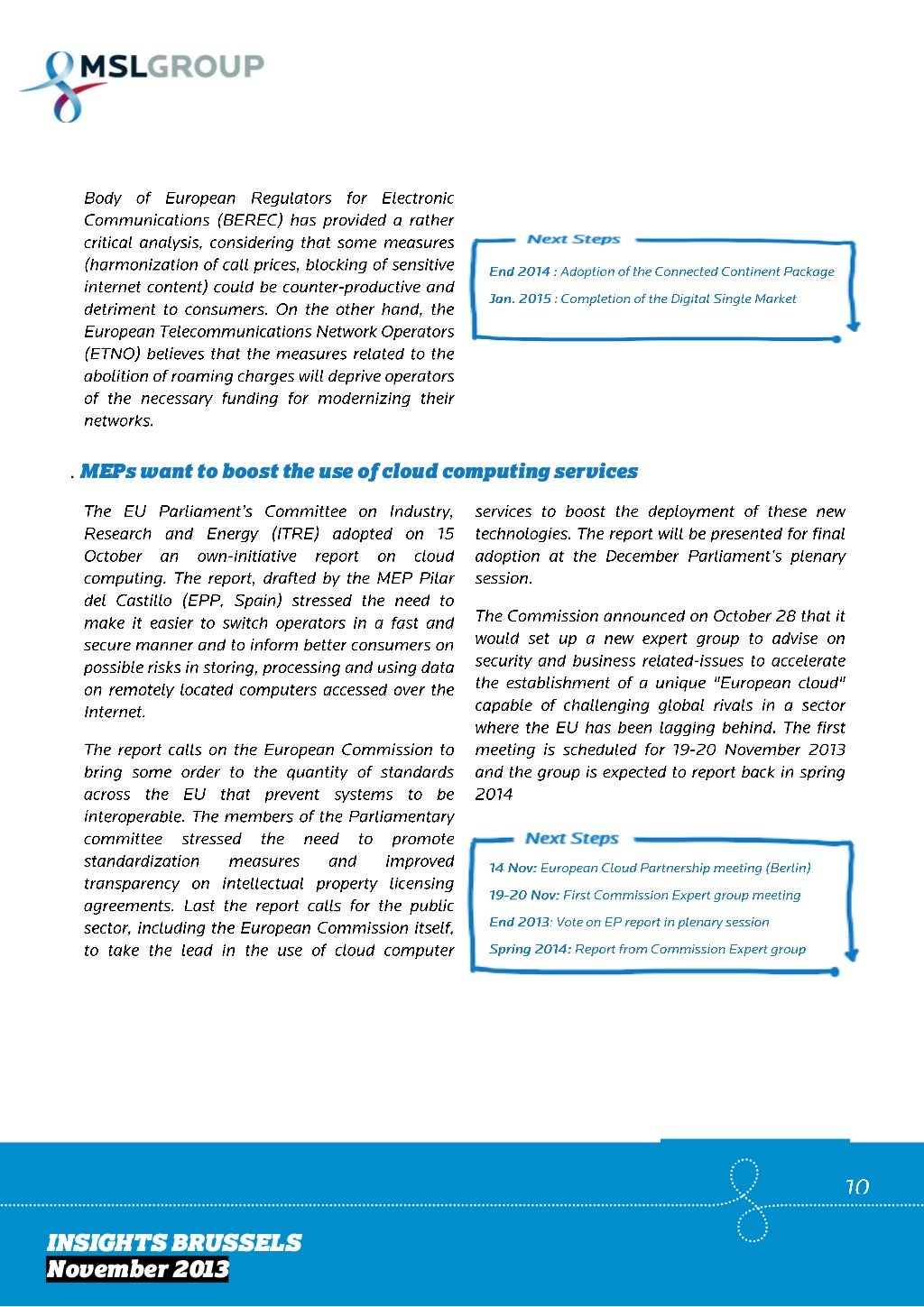 MSLGROUP Insight Brussels November 2013