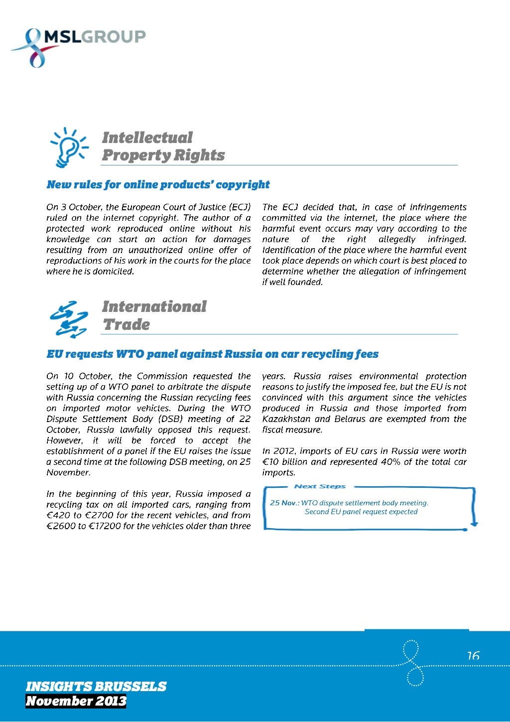 MSLGROUP Insight Brussels November 2013