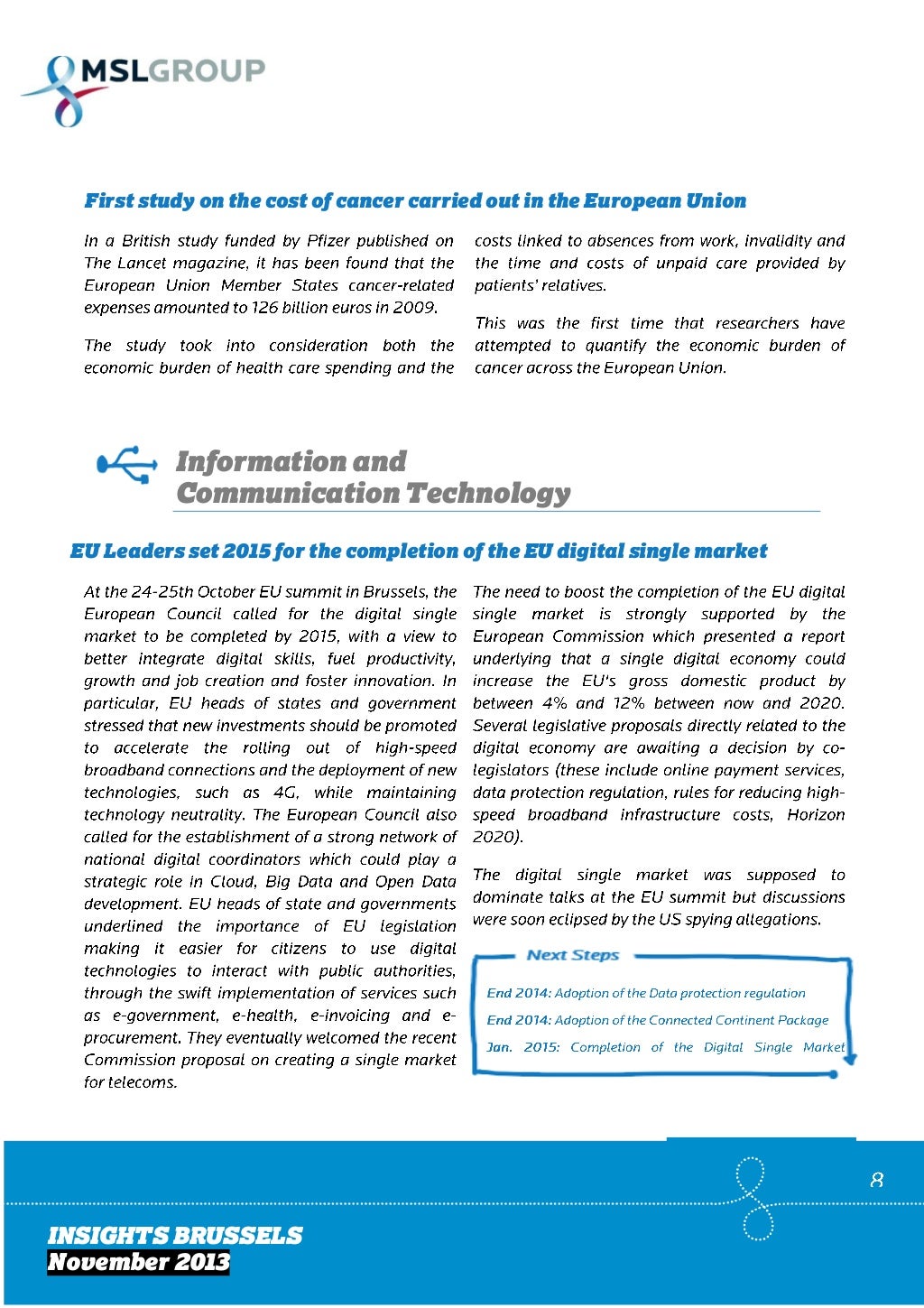 MSLGROUP Insight Brussels November 2013