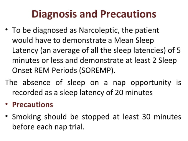 Multiple sleep latency Test (MSLT) and Maintenance of Wakefulness Test ...