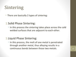Basic Processes of Powder Metallurgy | PPT