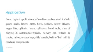 Study of Plain Carbon Steel | PPTX