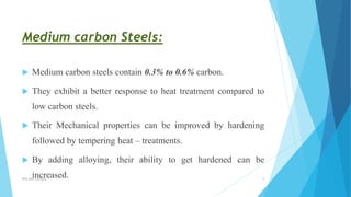 Study of Plain Carbon Steel | PPTX
