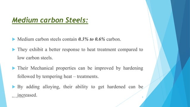 Study of Plain Carbon Steel | PPTX